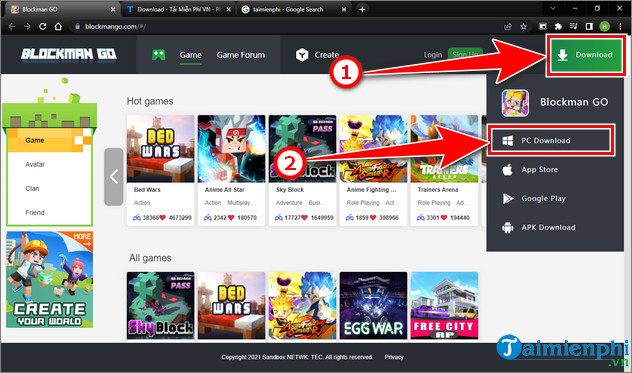 Bí quyết trải nghiệm Blockman Go Now GG online mà không cần tải về máy tính