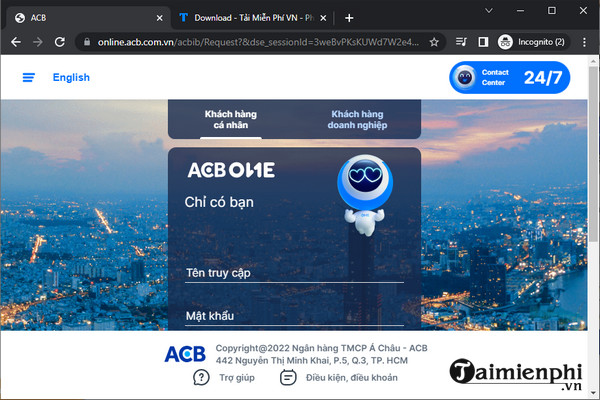 Hướng dẫn đăng ký sử dụng Internet Banking tại ACB Bank