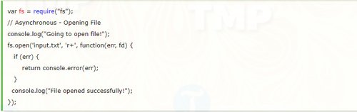 Tính năng File System (FS) trong Node.js