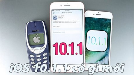 Khám phá những đổi mới đặc sắc trên iOS 10.1.1