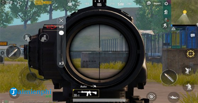 Cách điều chỉnh độ giật khi sử dụng ống ngắm, Scope 6x trong PUBG Mobile