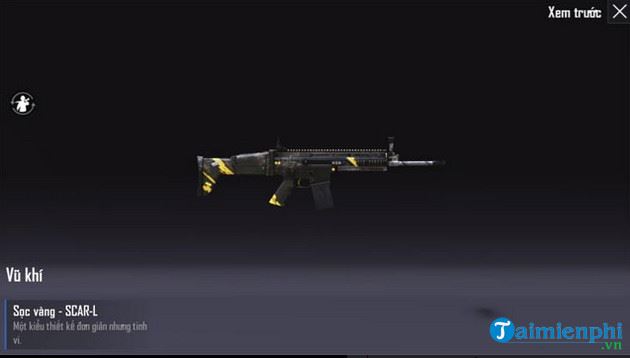 Nhận skin súng Cưa Nòng, SCAR-L miễn phí trong PUBG Mobile Mùa 9