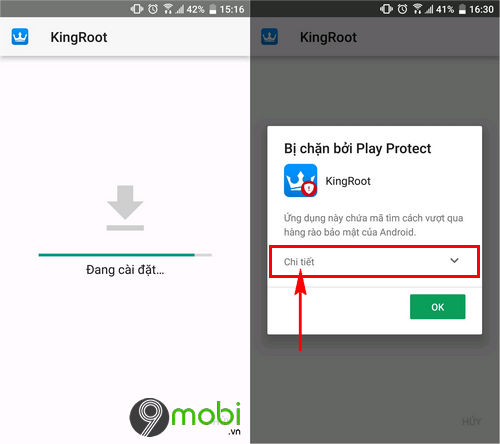Vấn đề thường gặp khi sử dụng KingRoot trên Android
