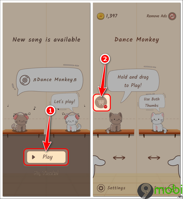 Bí quyết tải và trải nghiệm Duet Cats Mèo Popcat âm nhạc trên điện ...
