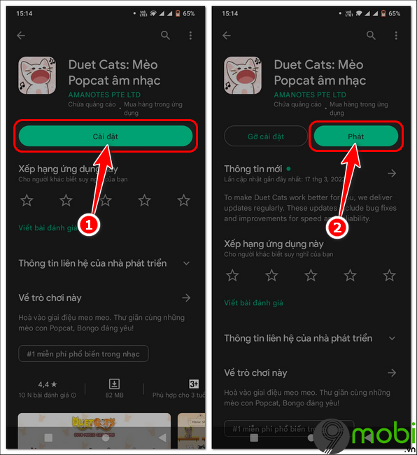 Bí quyết tải và trải nghiệm Duet Cats Mèo Popcat âm nhạc trên điện ...