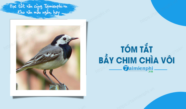 Tóm tắt ngắn gọn Bầy chim chìa vôi - Môn Ngữ văn lớp 7 Sách Kết nối tri ...