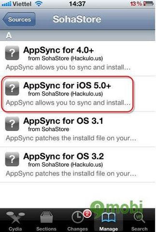 Hướng dẫn cài đặt AppSync cho iPhone, iPad đã Jailbreak