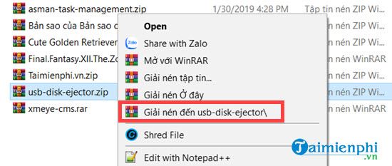 Tắt kết nối USB bằng phím tắt, dừng truy cập USB trên máy tính ngay lập tức