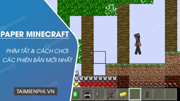 Paper Minecraft - Sự Kết Hợp Độc Đáo! Phím Tắt và Cách Chơi trên Máy ...