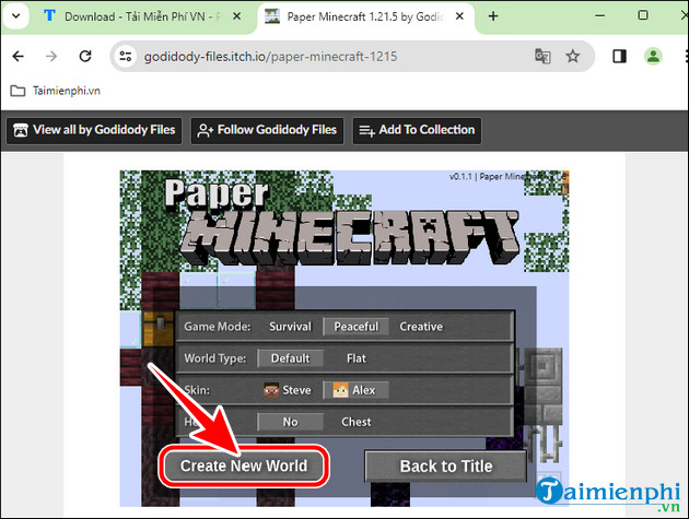 Paper Minecraft - Sự Kết Hợp Độc Đáo! Phím Tắt và Cách Chơi trên Máy ...