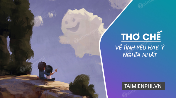 Thơ chế vui nhộn về tình yêu