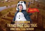 Bí quyết sở hữu ngay skin Panda Mập Mạp PUBG Mobile không tốn phí