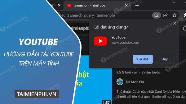 Bí quyết cài đặt YouTube trên máy tính Windows 11, 10 một cách nhanh chóng