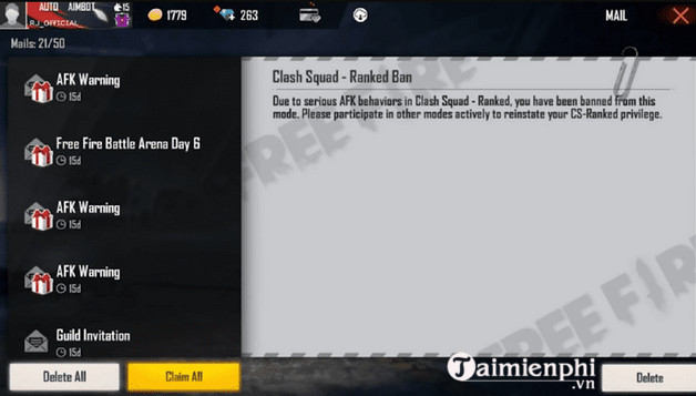 Khám Phá và 6 Thông Tin Quan Trọng về Hệ Thống Phạt AFK trong Free Fire