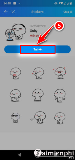 Hướng dẫn nhanh cách thêm và dùng sticker trên Zalo