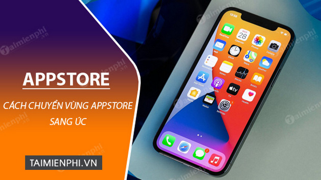 Hướng dẫn thay đổi quốc gia App Store sang Úc trên iPhone, iPad