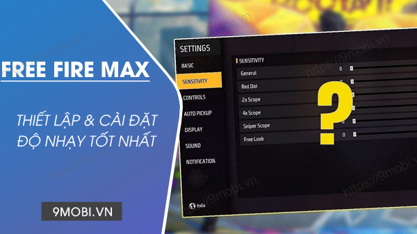Tinh chỉnh độ nhạy Free Fire MAX 2023 để Headshot trở nên dễ dàng hơn