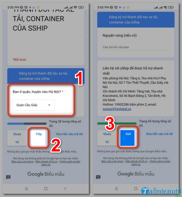 Hướng dẫn đăng ký làm tài xế, giao hàng sShip bằng xe máy, ô tô