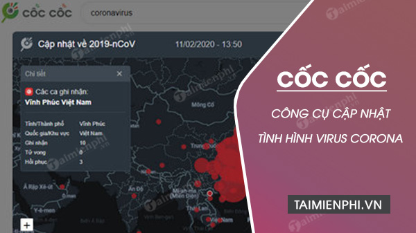 Cập nhật tình hình dịch Covid-19 một cách nhanh chóng trên trình duyệt ...