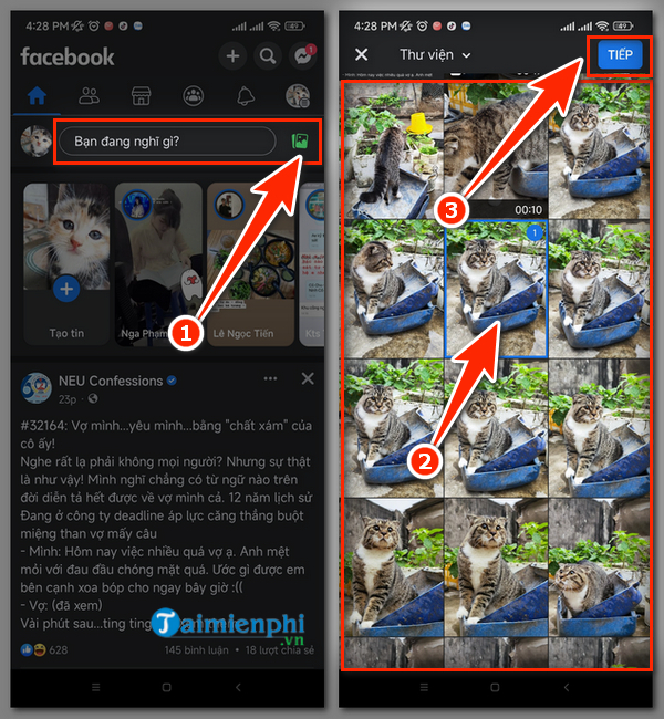 Thêm nhãn dán, đưa hình ảnh dễ thương vào ảnh đăng Facebook