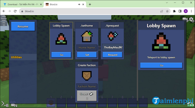 Hướng dẫn chơi Bloxd.io trên máy tính và điện thoại