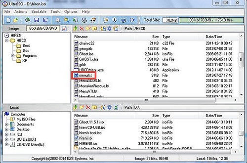 Hướng dẫn thêm bộ cài đặt Windows 7 vào đĩa Hiren's Boot 15.2