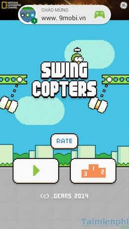 Chinh phục Điểm Cao trong Swing Copters 2