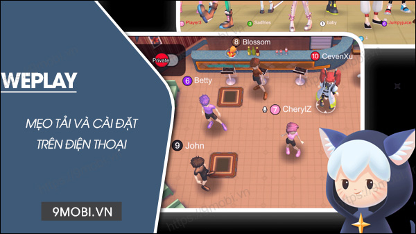 Hướng dẫn cách tải WEplay lên điện thoại