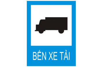 Dấu hiệu bãi đỗ xe tải R.434b