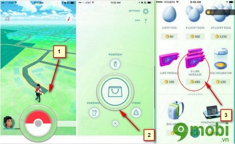 Cách sử dụng Lure Module để thu hút Pokemon trong Pokemon Go