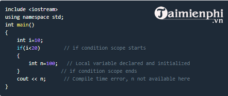 Kiểu biến và cách khai báo trong C++, cú pháp và ví dụ thực hành