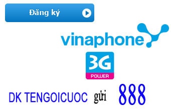 Đăng ký 3G Vina, hướng dẫn đăng ký gói Max của Vinaphone