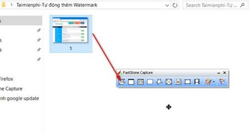 Tự động đính kèm watermark khi chụp ảnh màn hình bằng FastStone Capture