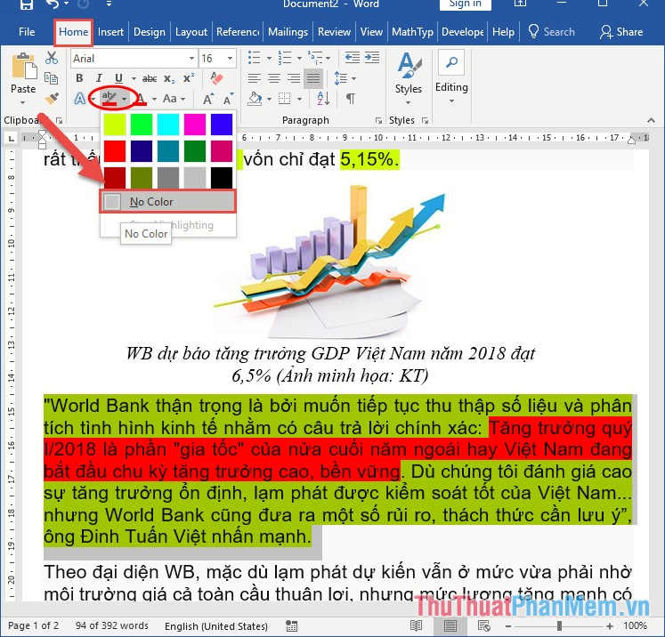 Hướng dẫn sử dụng tính năng Highlight trong Word - Tạo và xóa bỏ Highlight