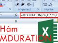 Hàm MDURATION trong Excel: Hướng Dẫn và Ví dụ