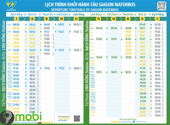 Khám phá Water Bus - Điều cần biết về lộ trình, giá và cách đặt vé ...