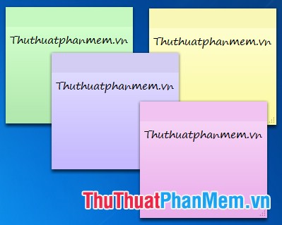 Tạo ghi chú trên màn hình máy tính với Sticky Notes