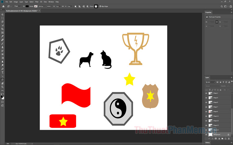 Bí mật sử dụng Symbol trong Photoshop