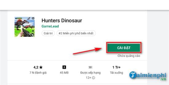 Hướng dẫn chơi trò chơi săn khủng long Dinosaur Hunter trên máy tính