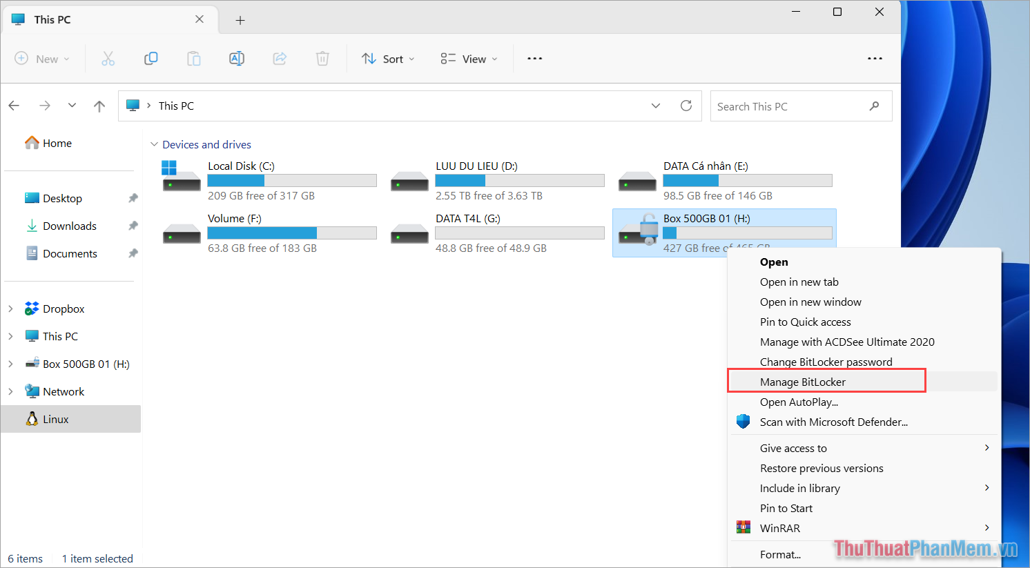 Bí quyết vô hiệu hóa BitLocker trên Windows 11
