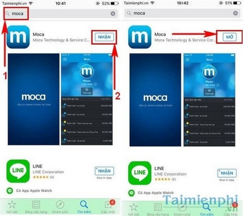 Moca - Ứng dụng thanh toán hiện đại trên điện thoại thông minh