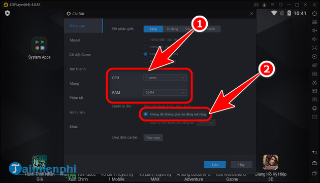 Bí quyết cài đặt LDPlayer trên máy có cấu hình thấp