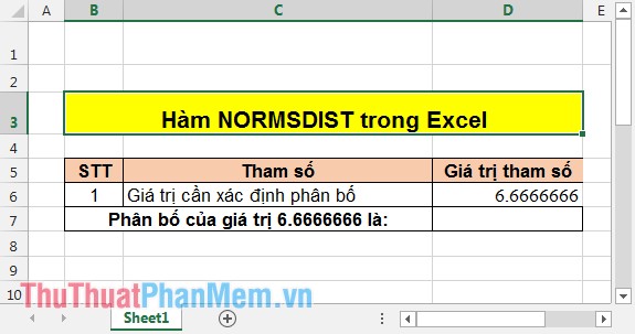 Hàm NORMSDIST - Khám Phá Phân Bố Chuẩn Hóa trong Excel