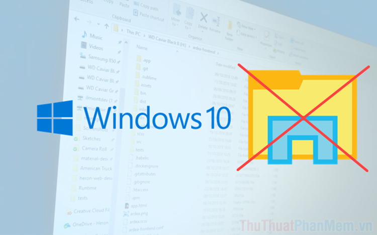 Hướng dẫn xoá thư mục trống, thư mục rác trên Windows 10