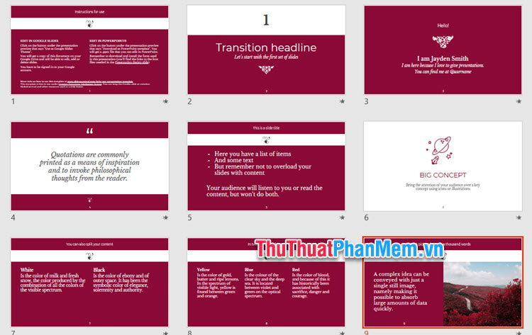 Thiết Kế Slide Thuyết Trình Văn Học - Bộ Mẫu PowerPoint Độc Đáo