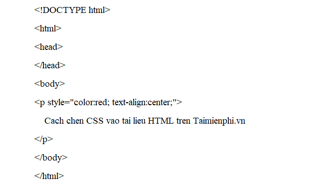 Chèn CSS vào tài liệu HTML: Hướng dẫn chi tiết