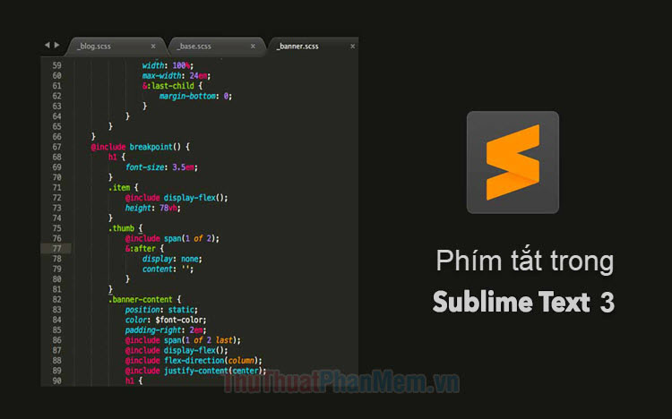 Bí quyết sử dụng phím tắt Sublime Text 3 một cách hiệu quả