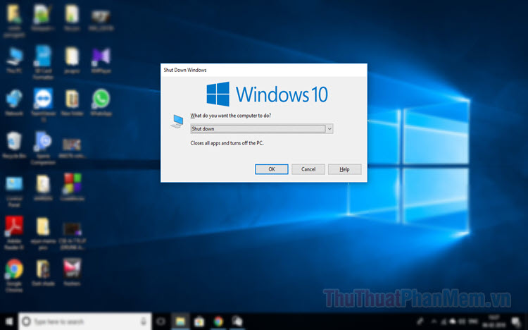 Cách tắt Windows 10 nhanh chóng với phím tắt độc đáo