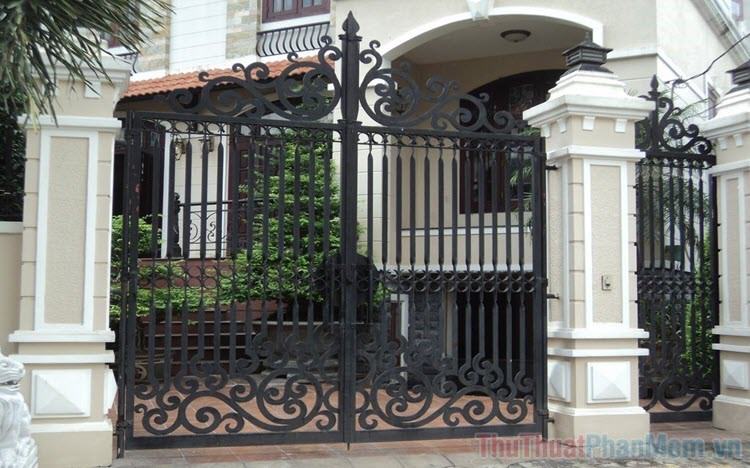 Danh sách các mẫu cổng sắt 2 cánh đẹp nhất