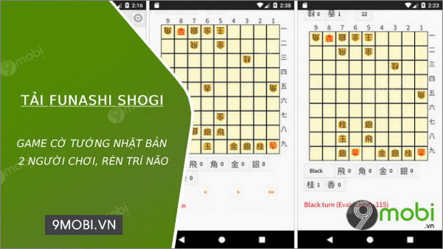 Tải Funashi Shogi ngay để trải nghiệm Cờ Tướng Nhật Bản trên điện thoại di động.
